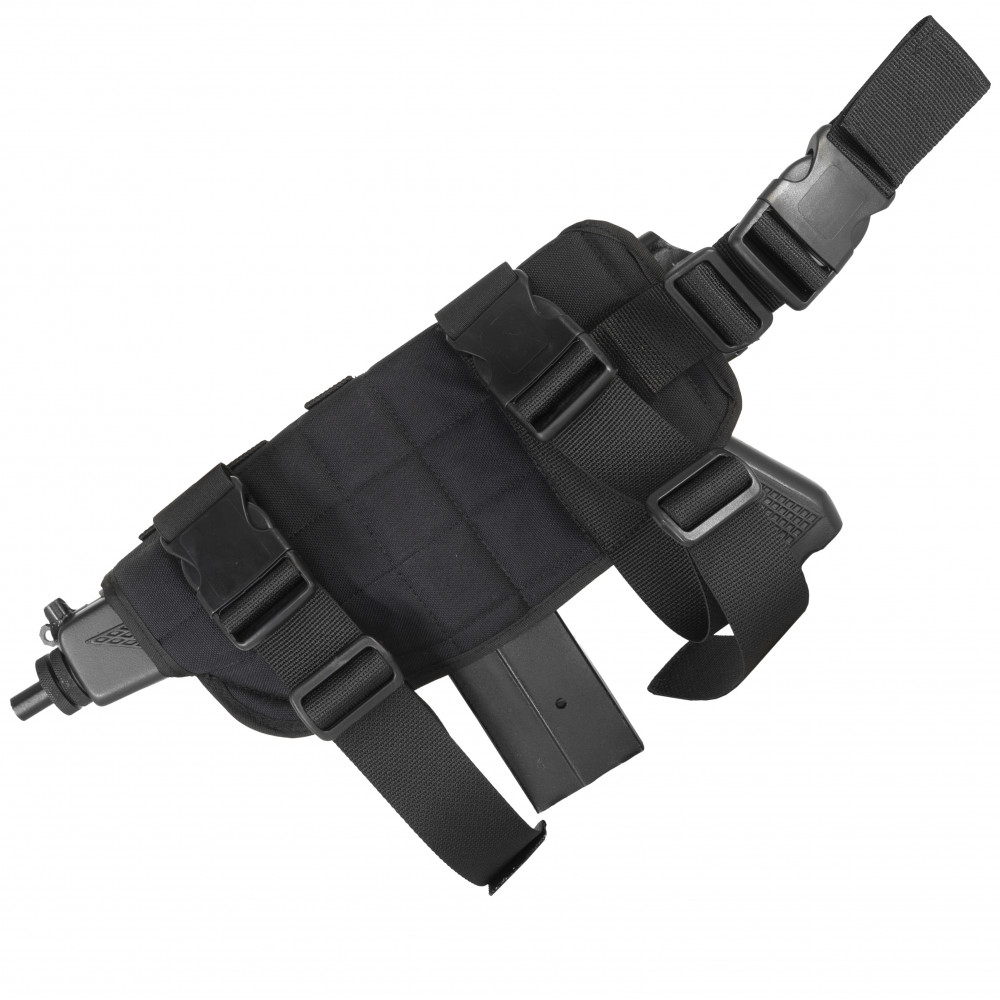 SMG Leg Holster "Dredd" Black Gear Craft - Airsoft Zone UK